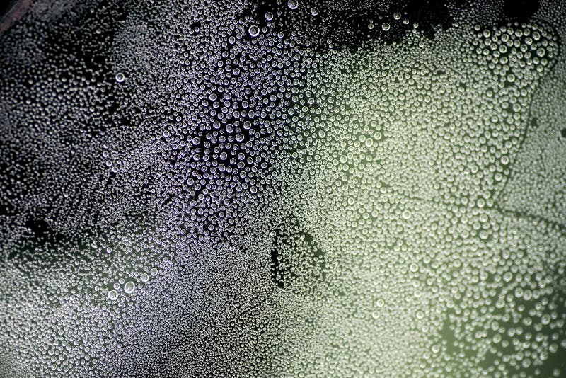 Air Bubbles In Ice Under The Microscope Stock Photo - Image of ...