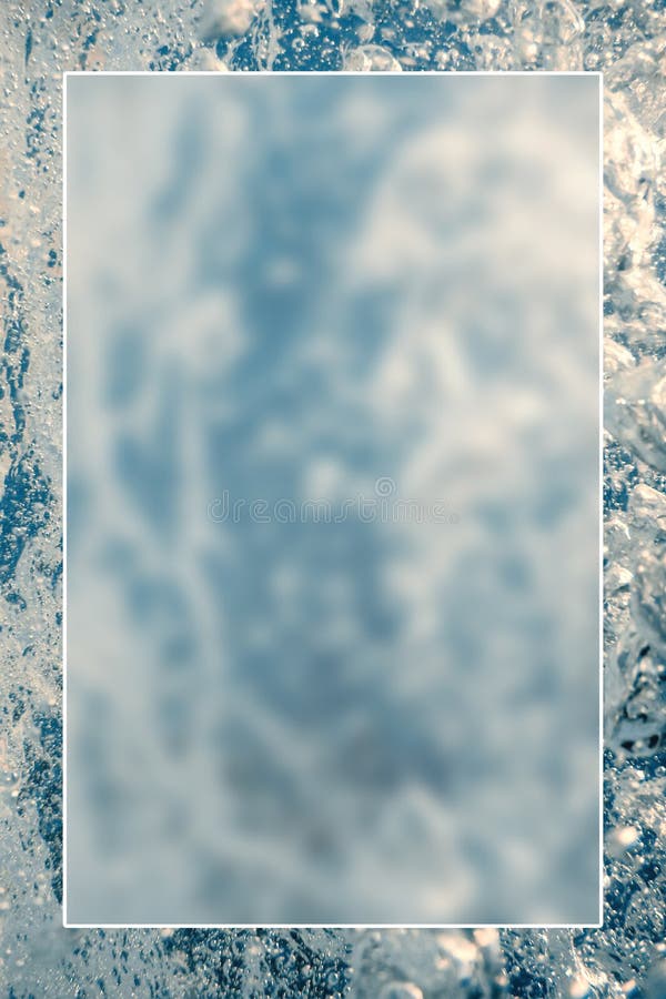 Air Bubbles, Underwater Bubbles Underwater Background Blank Text Stock ...