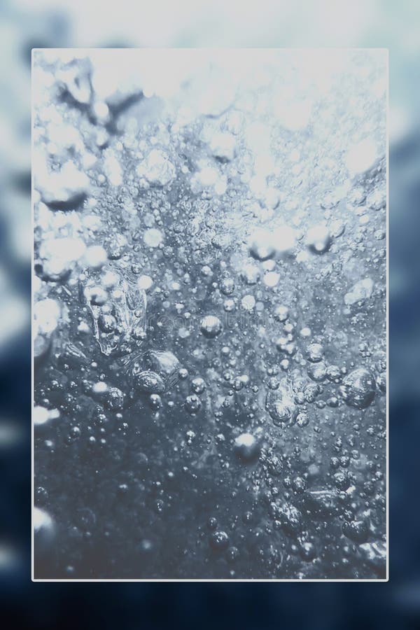 Air Bubbles, Underwater Bubbles Underwater Background Blank Text Box ...