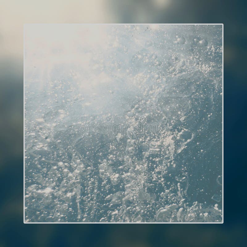 Air Bubbles, Underwater Bubbles Underwater Background Blank Text Box ...