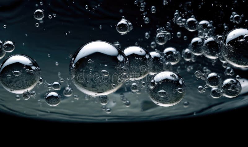 Air Bubbles in Water are Like Tiny Pockets of Air that Float To Surface ...