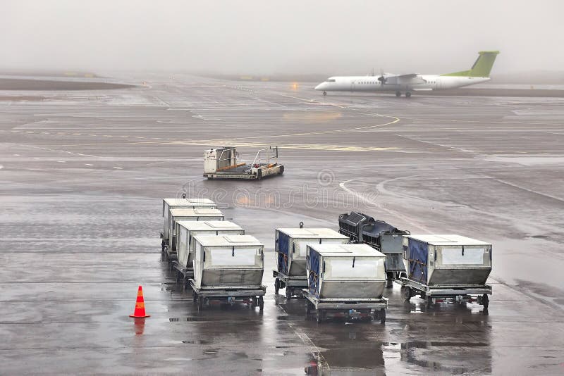 Air Cargo Containers stock image. Image of delivery - 101381775