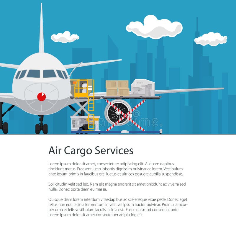 Cargo Plane Loading Stock Illustrations – 5,030 Cargo Plane Loading ...