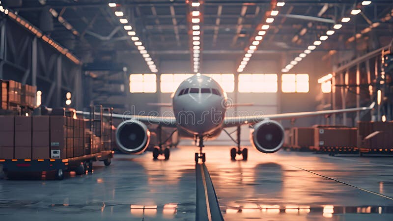 Air Cargo Transport by Airplane Stock Footage - Video of aircraft ...