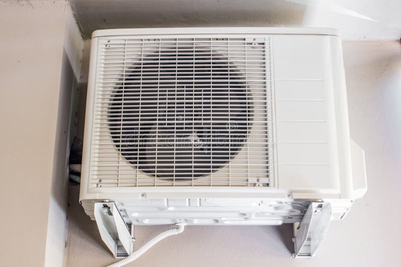 Air Compressor of an Air Conditioning System Stock Photo - Image of ...