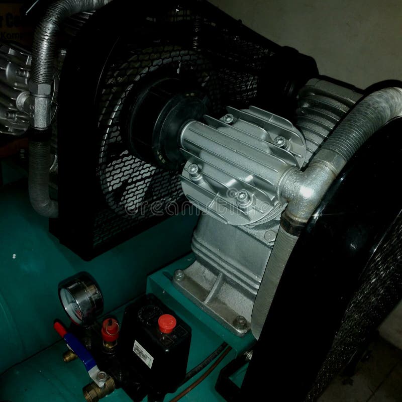 Air Compressor for Big Capacity Editorial Photography - Image of ...
