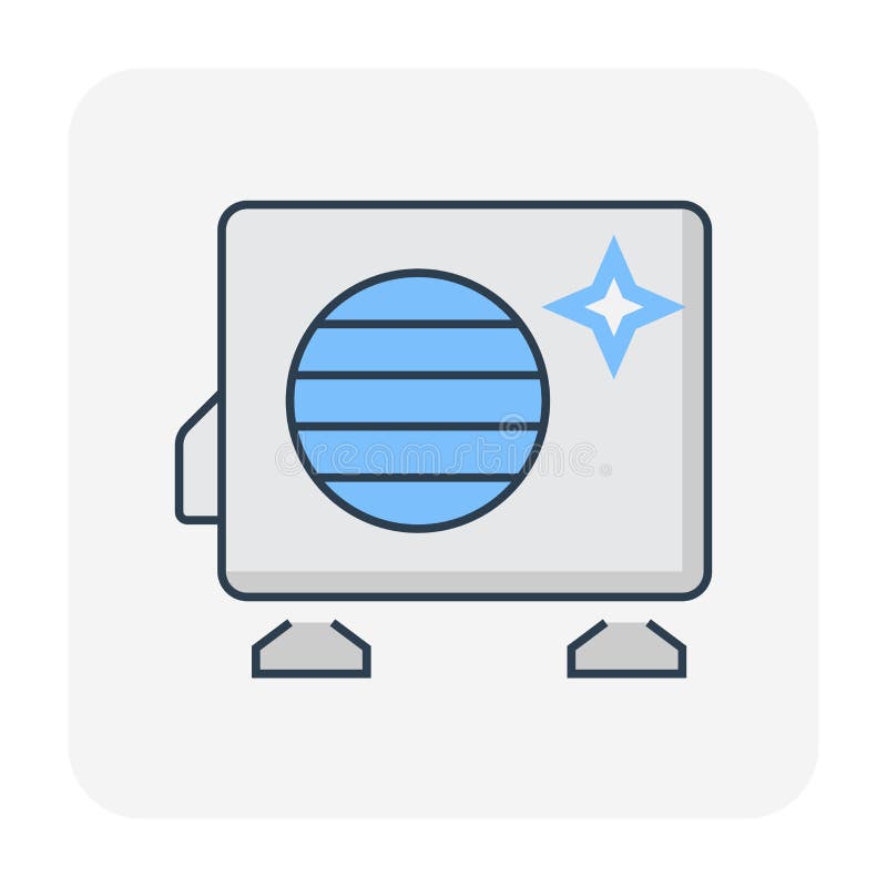 Air compressor icon stock vector. Illustration of equipment - 171273380