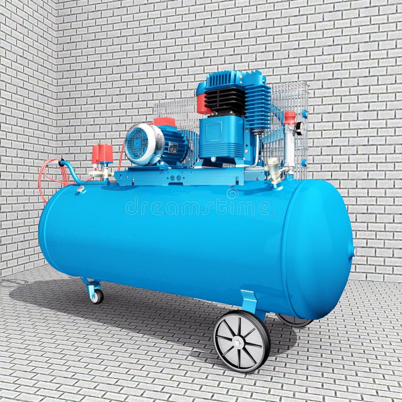 Air Compressor stock illustration. Illustration of technology - 52373815