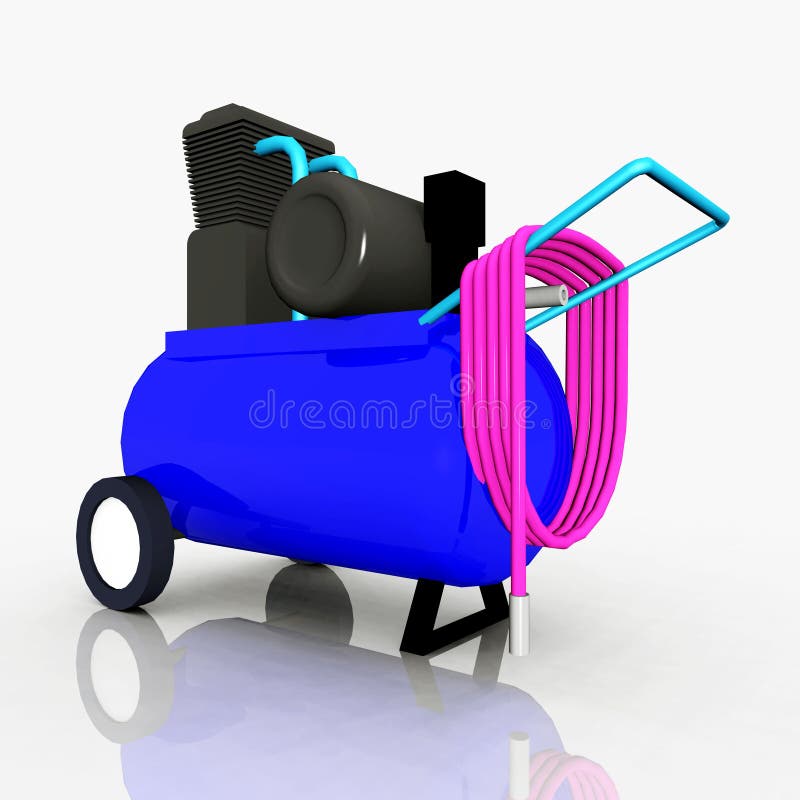 Air Compressor stock illustration. Illustration of technology - 52373815