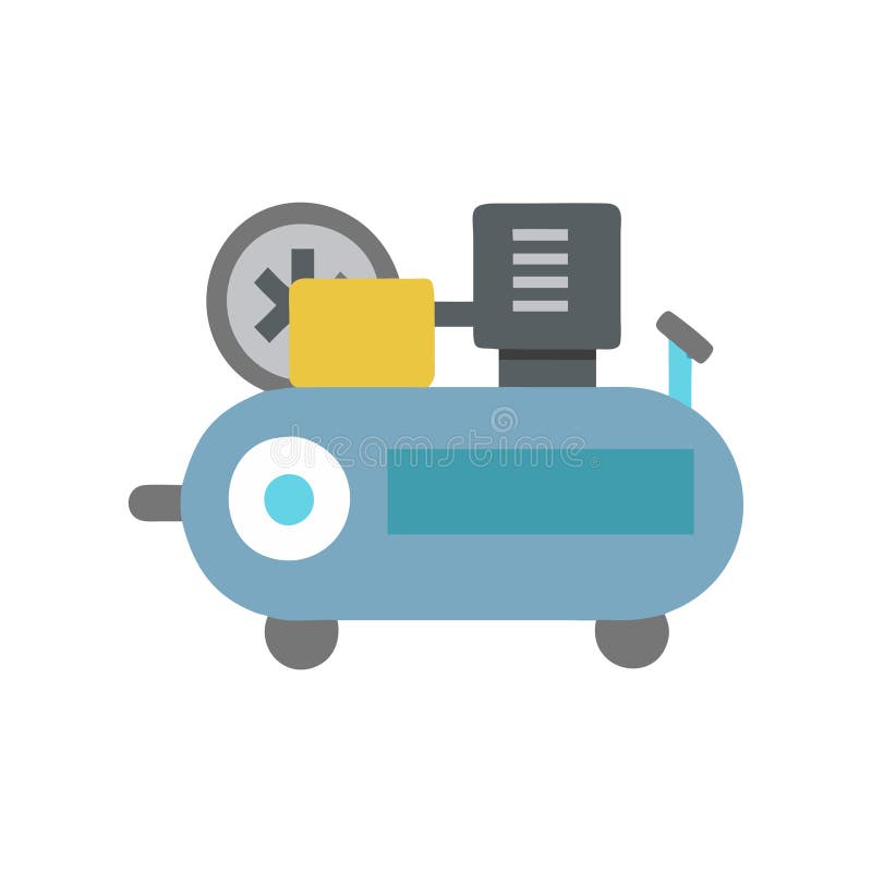 Air Compressor Design Graphic Illustration Stock Illustration ...