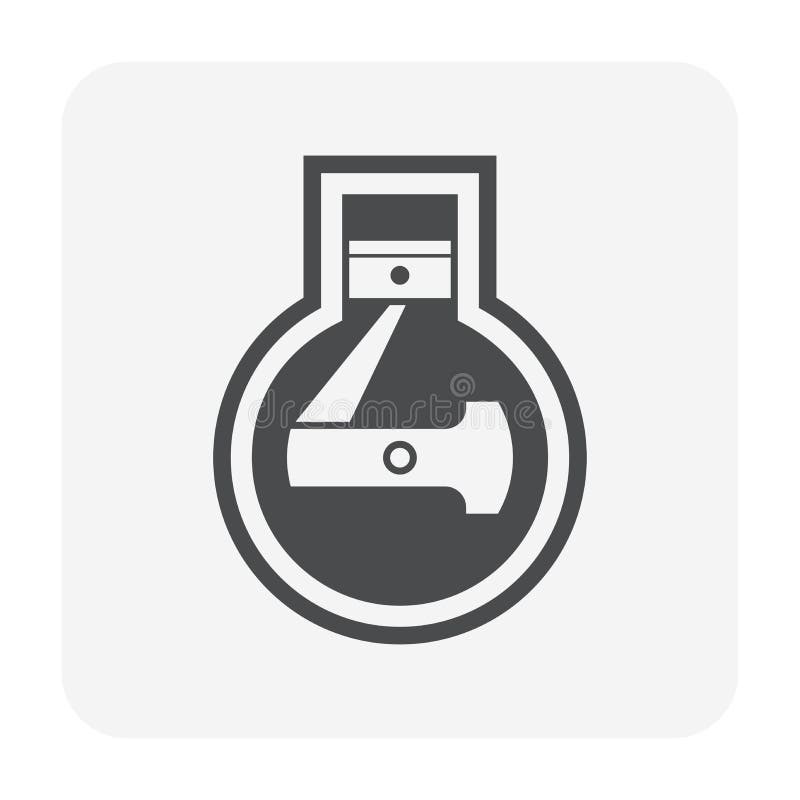 Air Compressor or Piston Vector Icon Design. Stock Vector ...