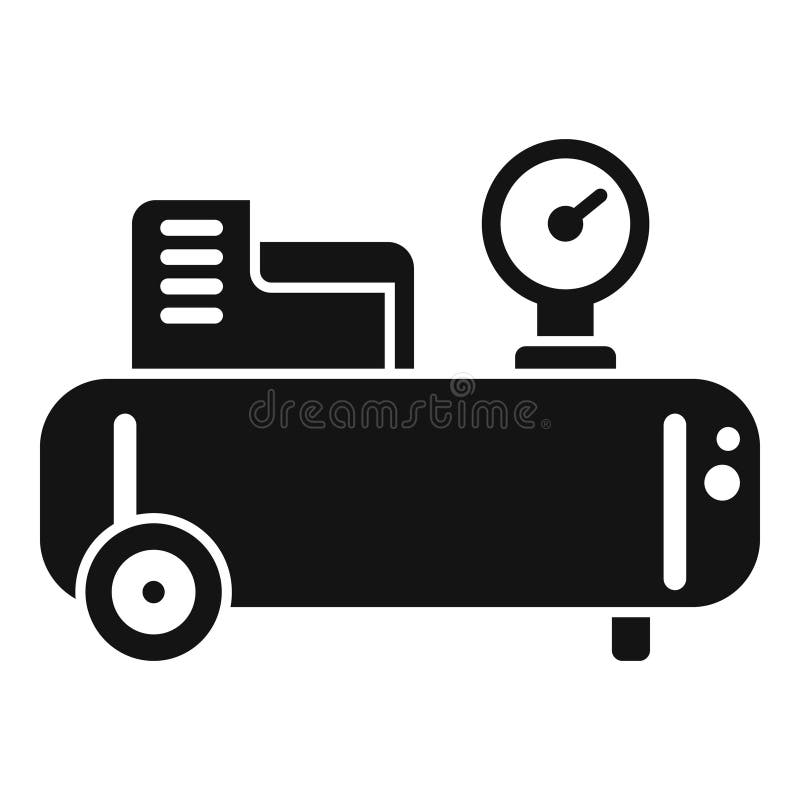Air Compressor Icon Simple Vector. Machine Pump Stock Vector ...