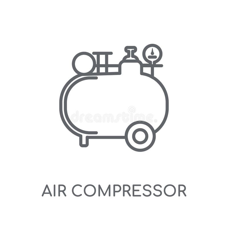 Air Compressor Icon. Trendy Air Compressor Logo Concept on White Stock ... Air Compressor Icon. Trendy Air Compressor Logo Concept on White Stock ...