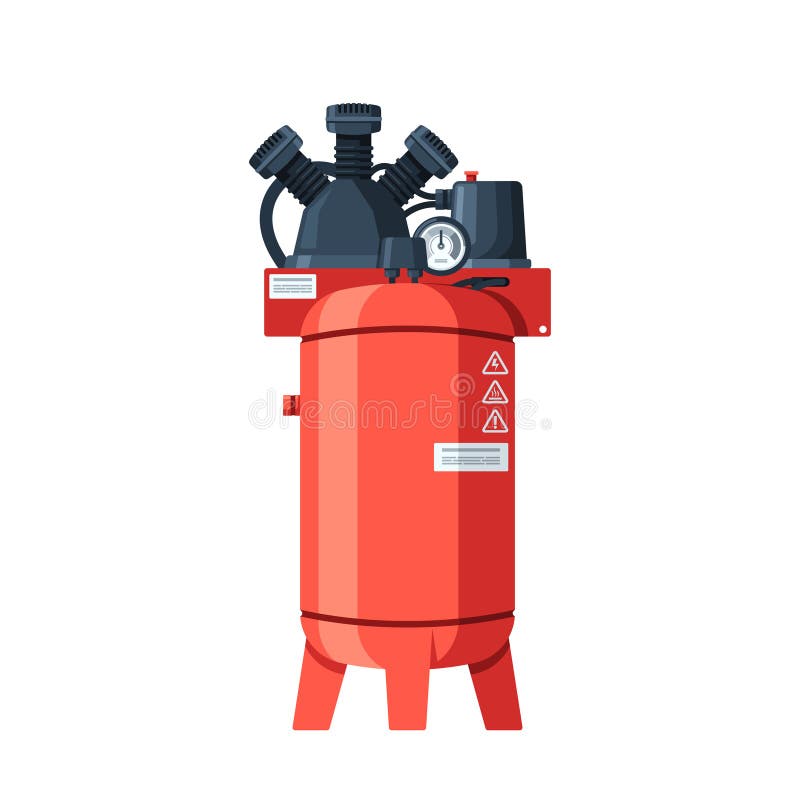 Air Compressor, Mechanical Device that Pressurize Air To Power Various ...
