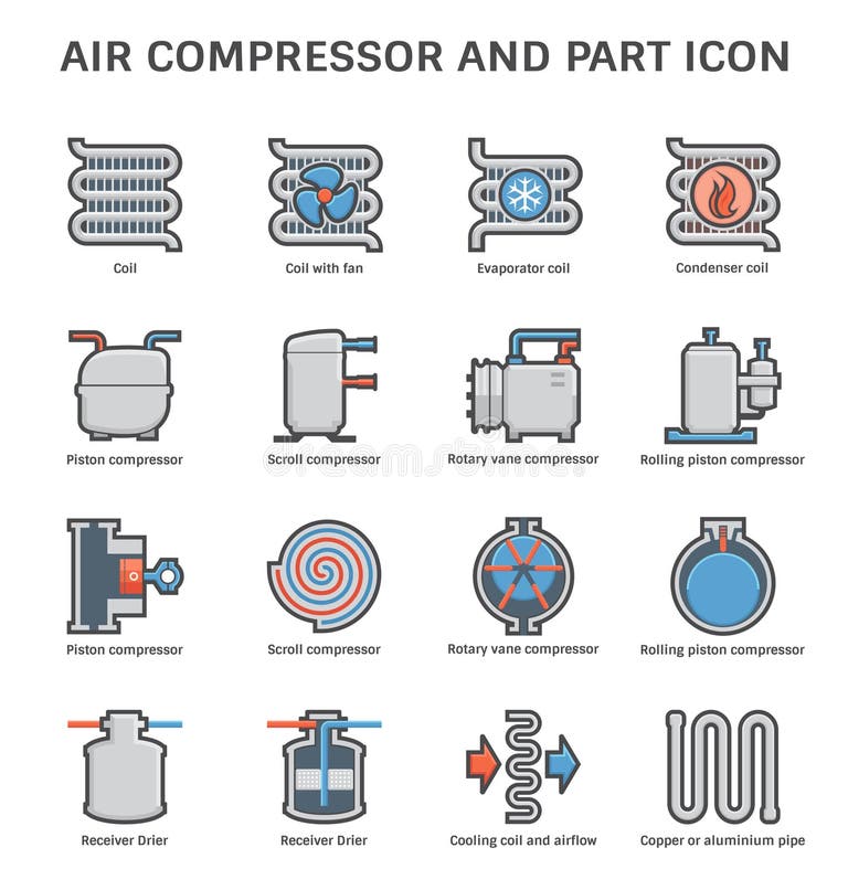 Vector Air Compressor Icon Stock Illustrations – 7,030 Vector Air ...