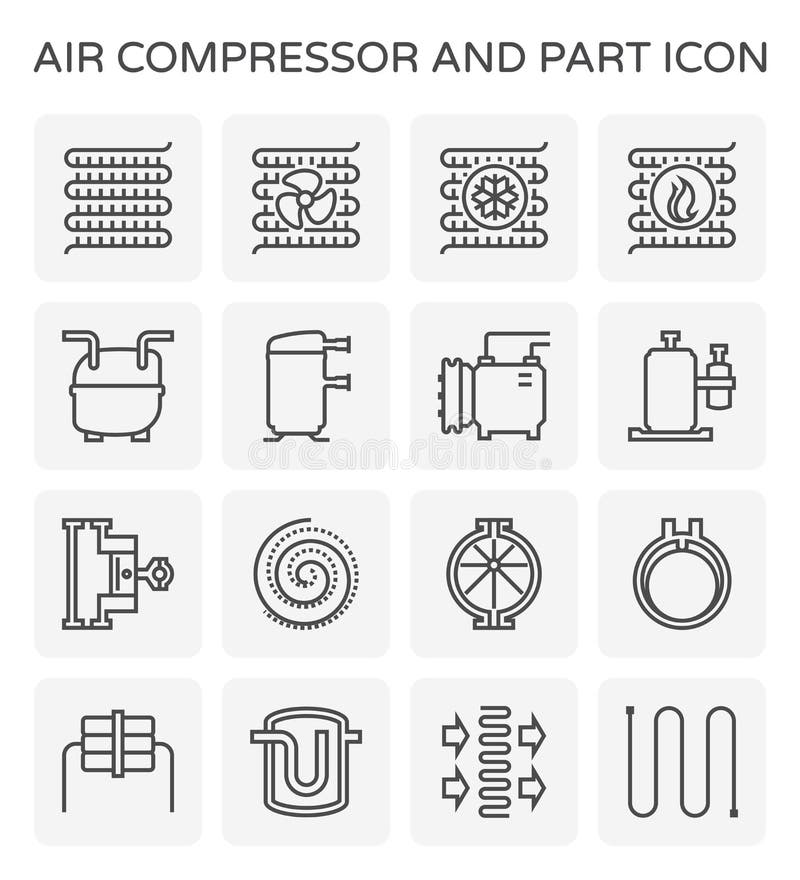 Air compressor icon stock vector. Illustration of icon - 152948147