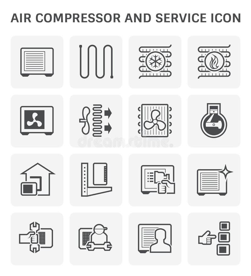 Air compressor icon stock vector. Illustration of home - 158894211