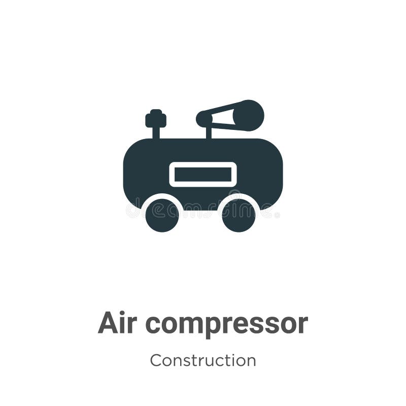 Air Compressor Vector Icon on White Background. Flat Vector Air ... Air Compressor Vector Icon on White Background. Flat Vector Air ...