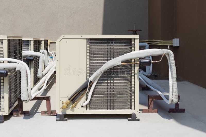 Air compressor white stock photo. Image of industry, industrial - 81687336