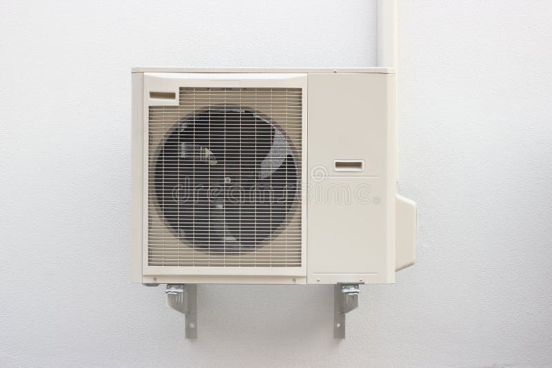 A white old air compressor stock image. Image of fixed - 29775781