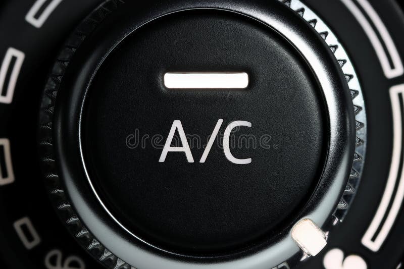 Air Condition Control Switch Stock Image - Image of automotive, active ...