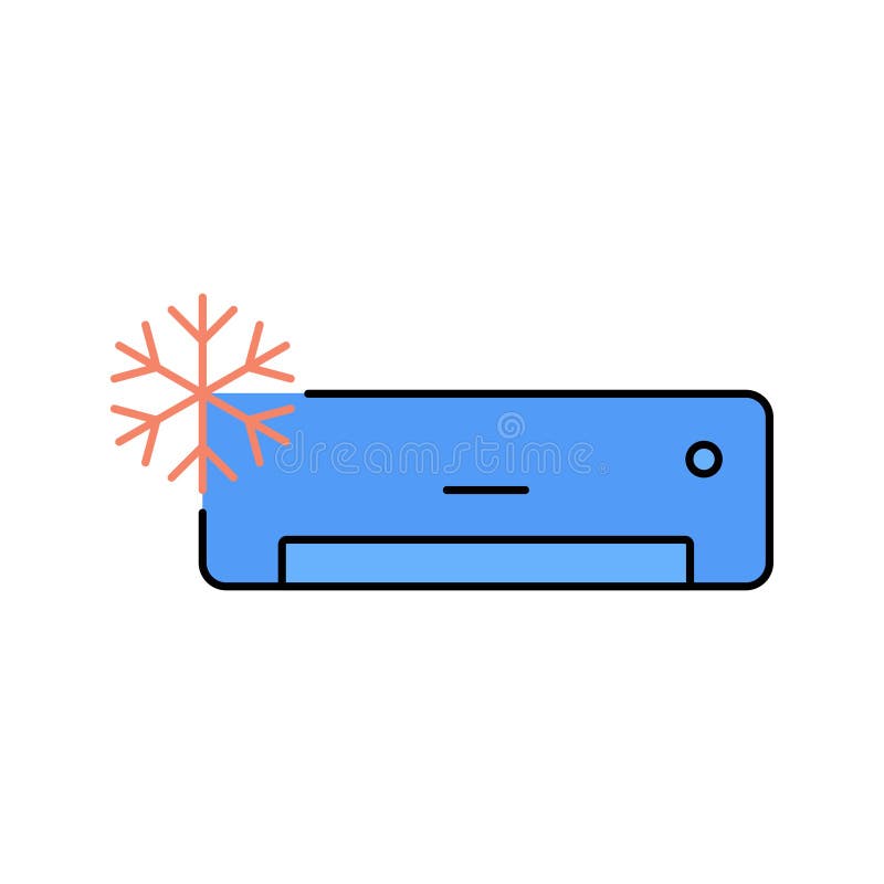 Air Condition Cooling Icon Vector Stock Vector - Illustration of ...