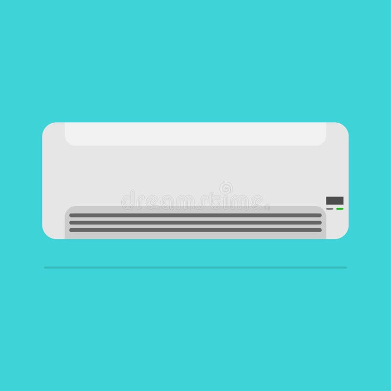 Air Condition Icon, Cooling Breeze Blows Cold, Vector, Illustration ...