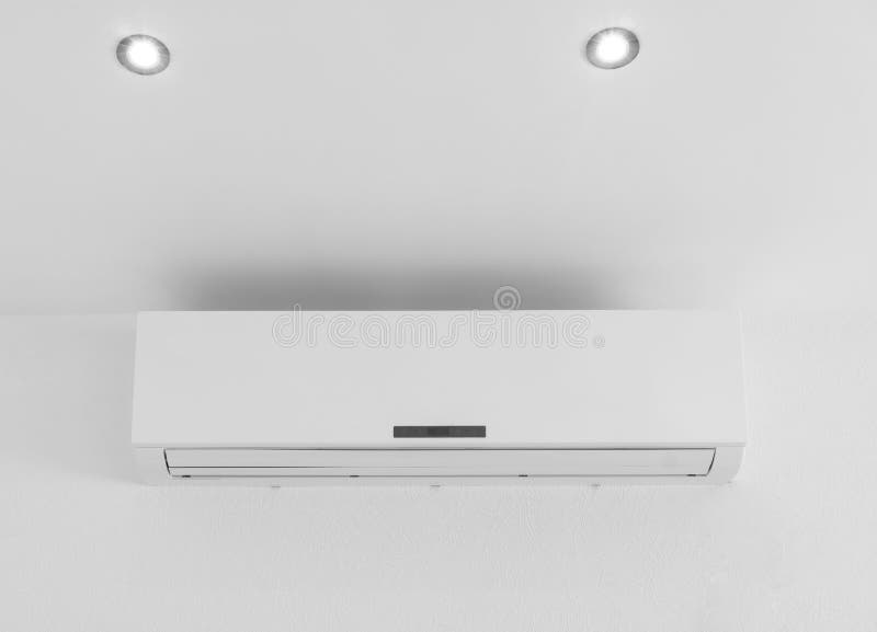 Air Condition Indoor Unit Compressor in Room Interior. Split Air ...