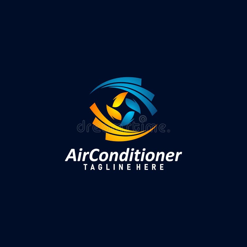 Air Condition Logo Concept Vector. Technology Device for Adjust Air ...