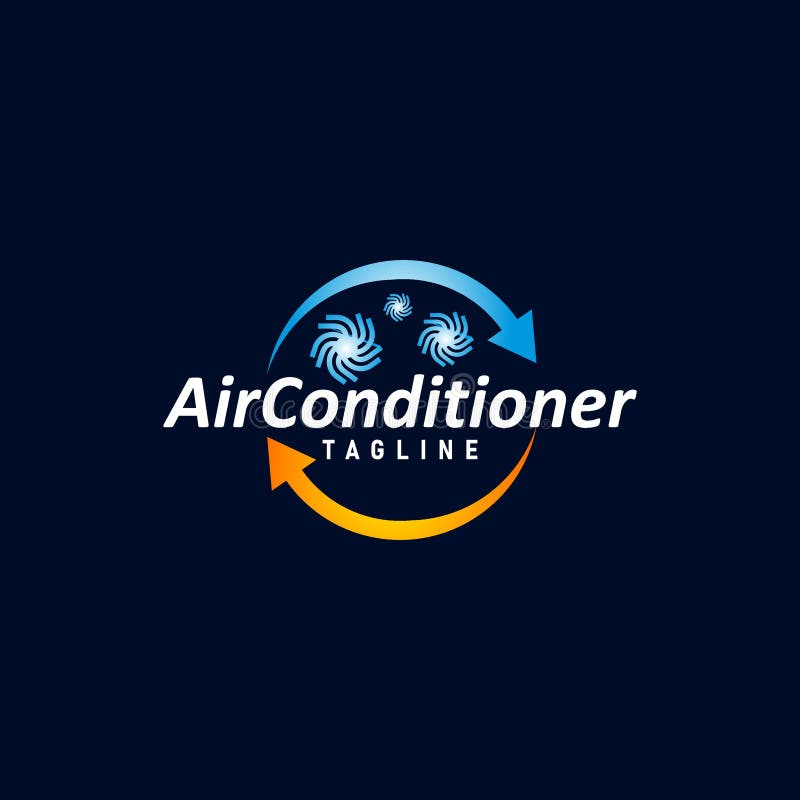 Air Condition Logo Concept Vector. Technology Device for Adjust Air ...