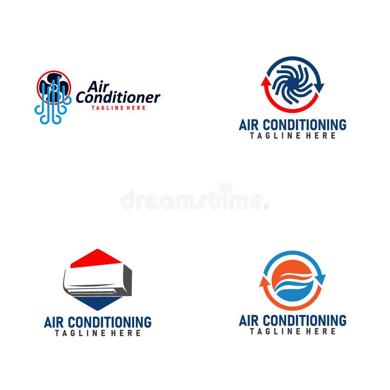 Air Condition Logo Concept Vector. Technology Device for Adjust Air ...