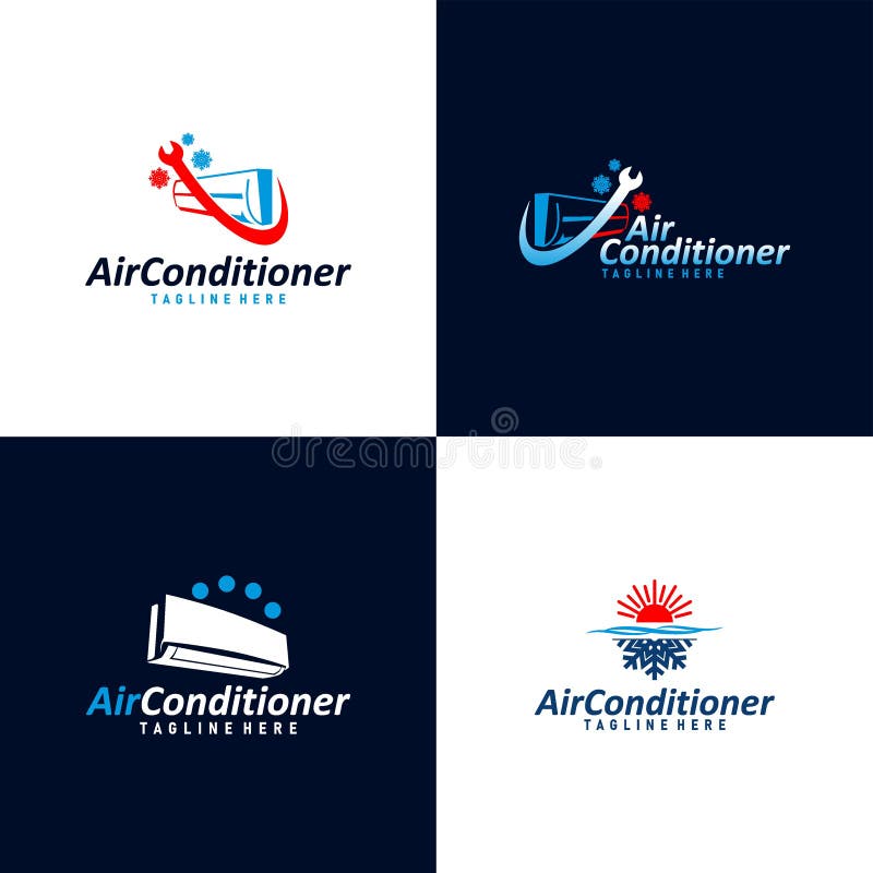 Air Condition Logo Concept Vector. Technology Device for Adjust Air ...
