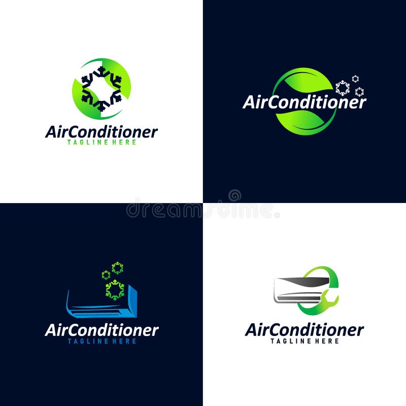 Air Condition Logo Concept Vector. Technology Device for Adjust Air ...