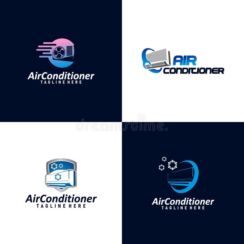 Air Condition Logo Concept Vector. Technology Device for Adjust Air ...