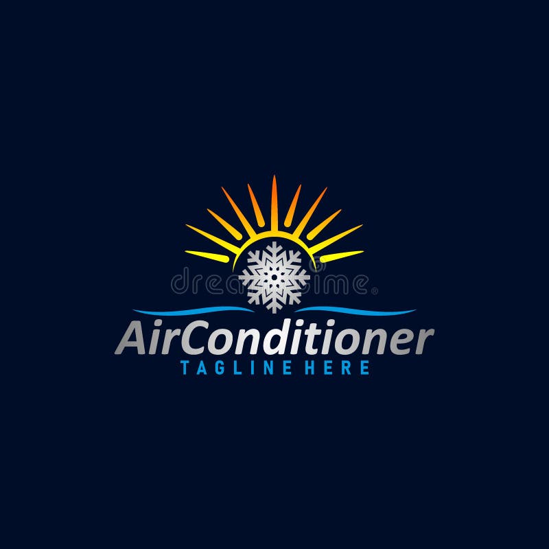 Air Condition Logo Concept Vector. Technology Device for Adjust Air ...