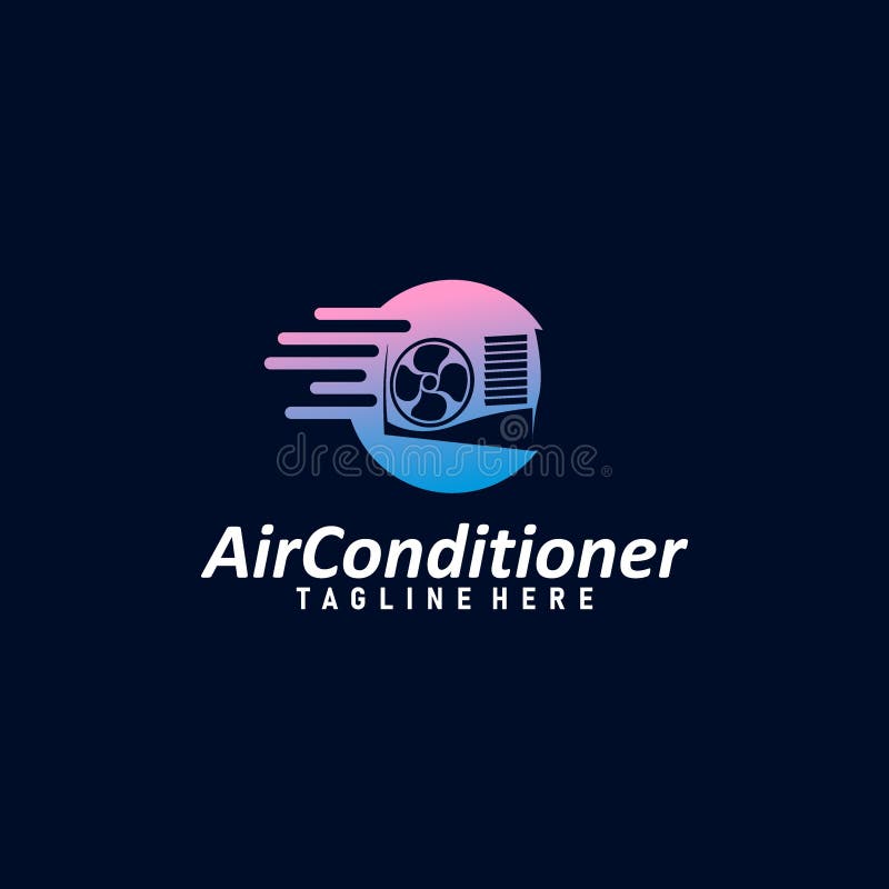Air Condition Logo Concept Vector. Technology Device for Adjust Air ...