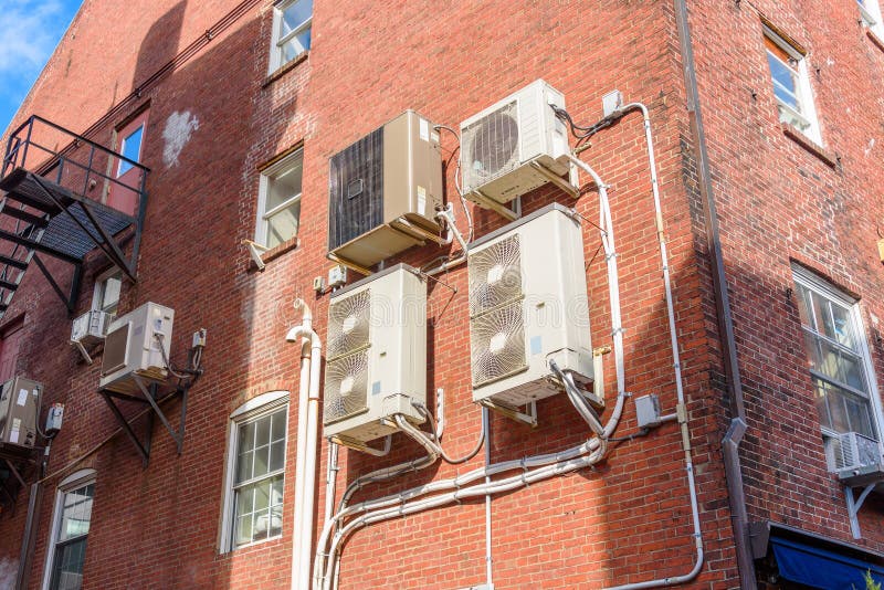 The External Units of the Ventilation Systems for Factory are Installed ...