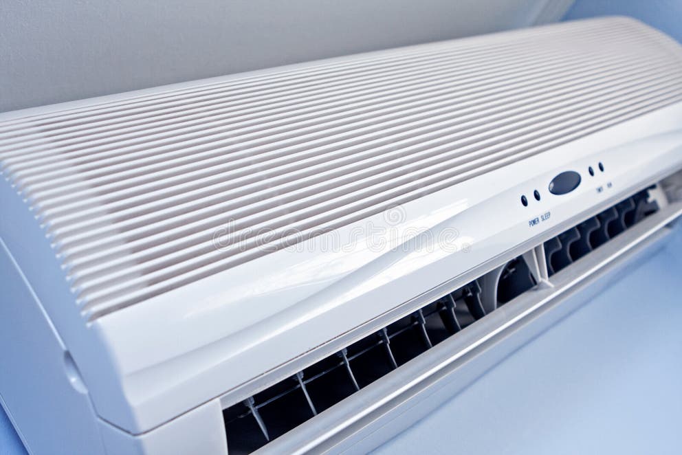 Air conditioner stock image. Image of fixture, office - 9170709