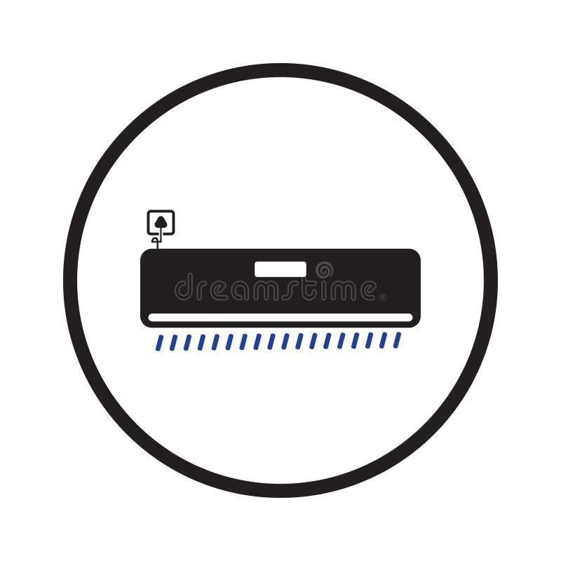 Ac, Air Conditioner, Cooler, Air Conditioner Icon Stock Vector ...