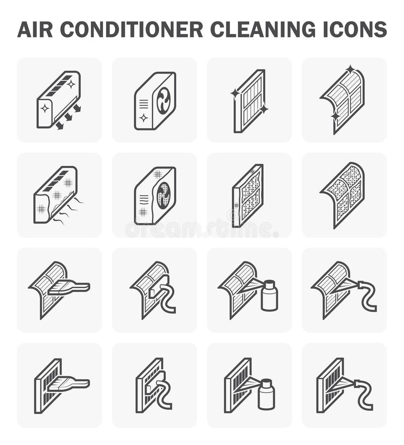 Cleaning Air Conditioner Stock Illustrations – 2,533 Cleaning Air ...