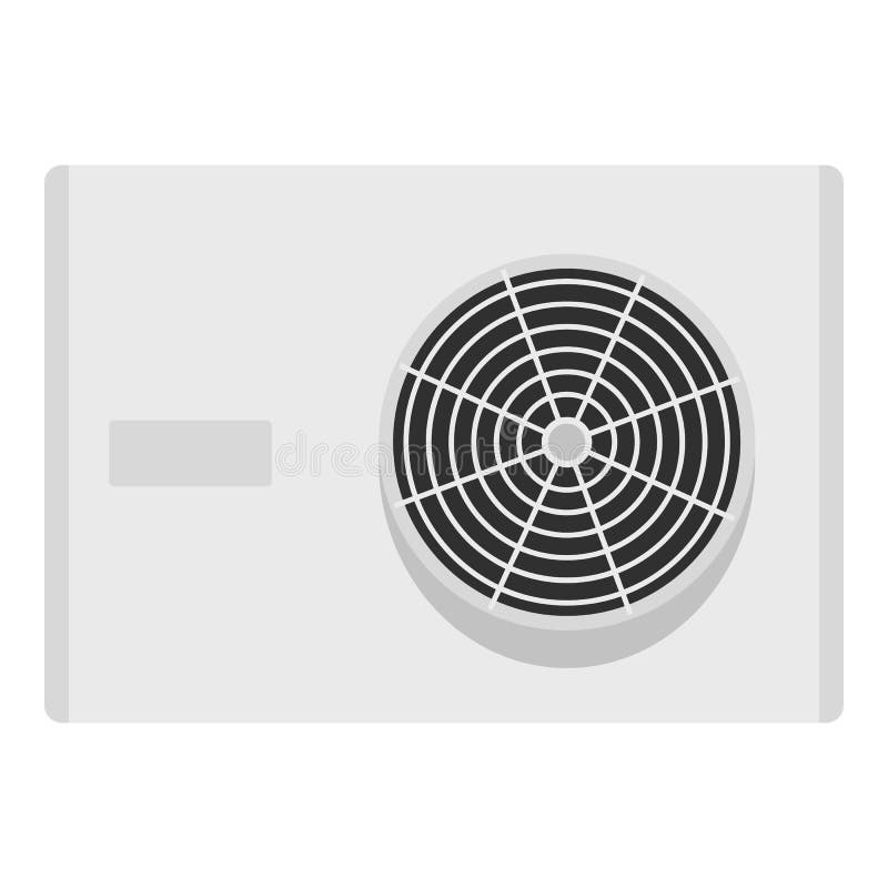 Air Conditioner Compressor Unit Icon Isolated Stock Vector ...