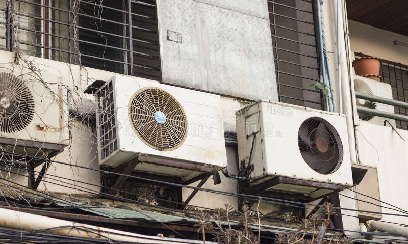 Residential HVAC Units stock image. Image of heat, house - 17330471