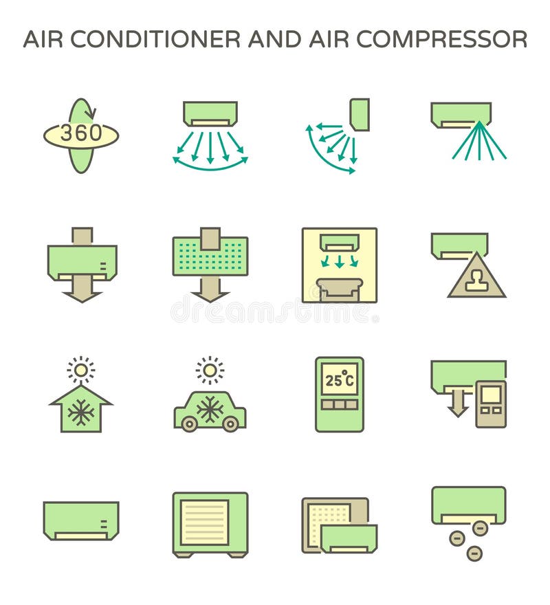 Air Compressor Icon Set Stock Illustrations – 2,752 Air Compressor Icon ...