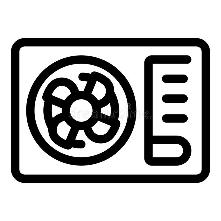 Air Conditioner Cooling System Blowing Cold Air Stock Image - Image of ...