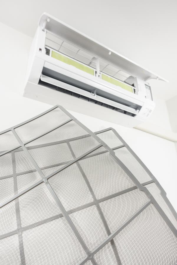 Air conditioner filter stock photo. Image of wall, protection - 79926750