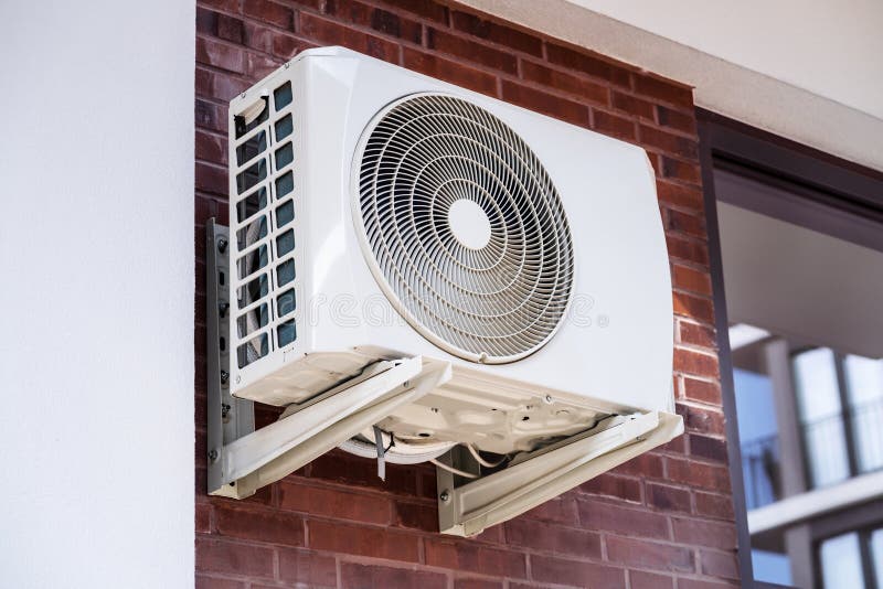 Air Conditioner and Heat Pump Stock Image - Image of conditioner ...