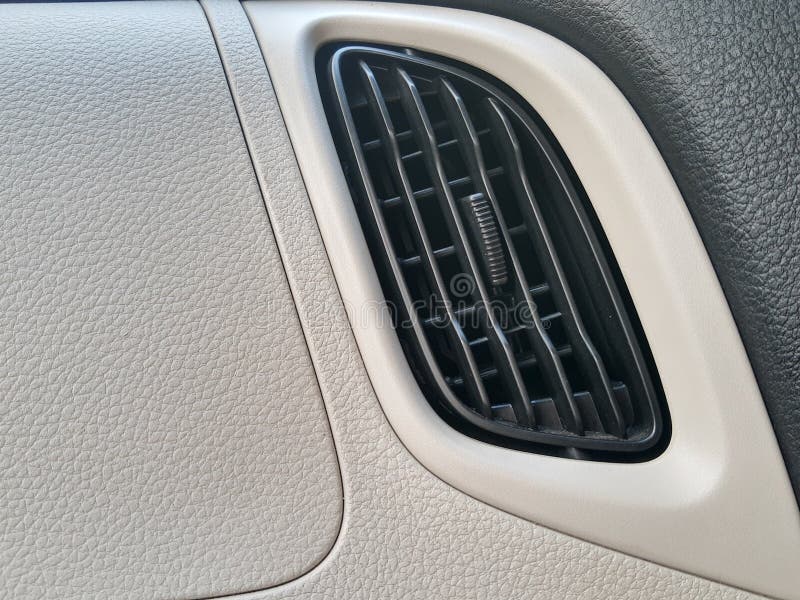 Air Conditioner and Heating Inlet at Car Panel Stock Photo - Image of ...