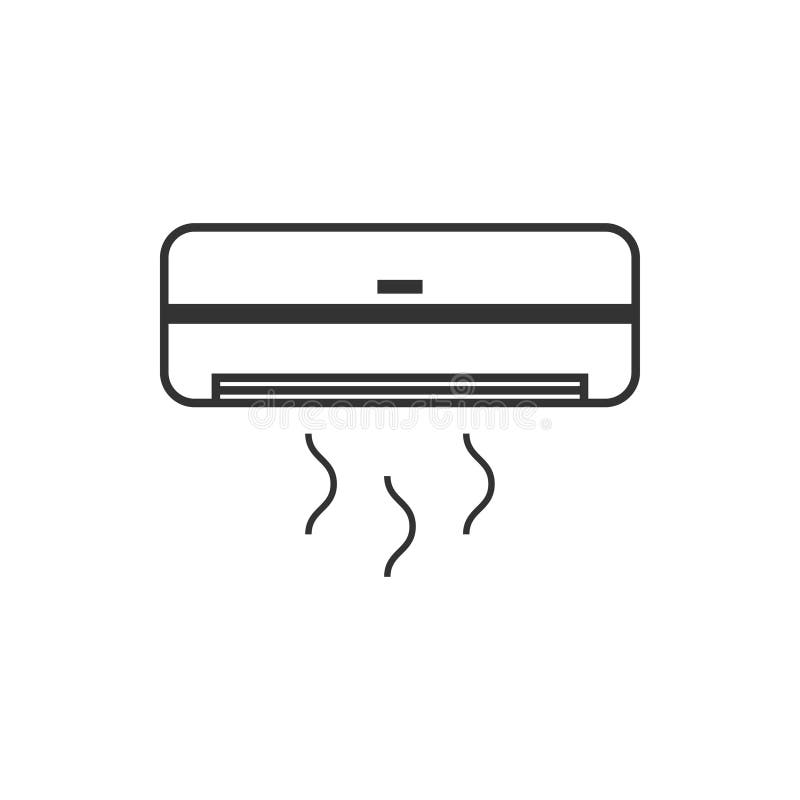 Air Conditioner Icon Design Template Vector Isolated Stock Vector ...