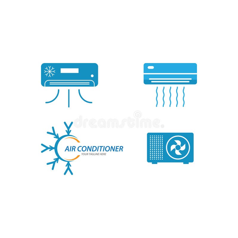 Air conditioner icon stock vector. Illustration of conditioning - 178954302