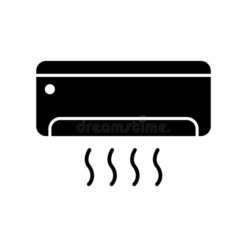 Air Conditioner Icon Vector Design Templates Isolated on White ...